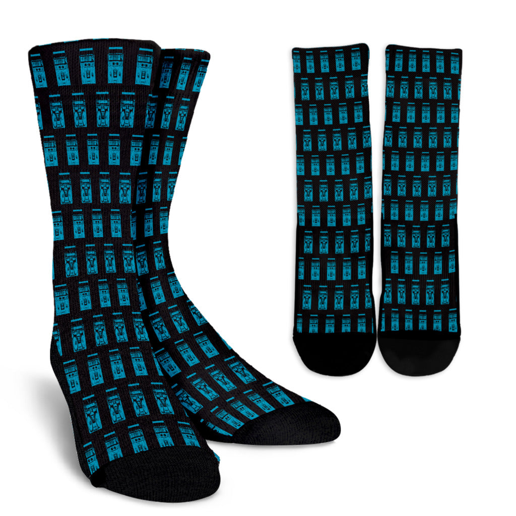 80s Turquoise Boombox Crew Socks – I LOVE PLANNERS
