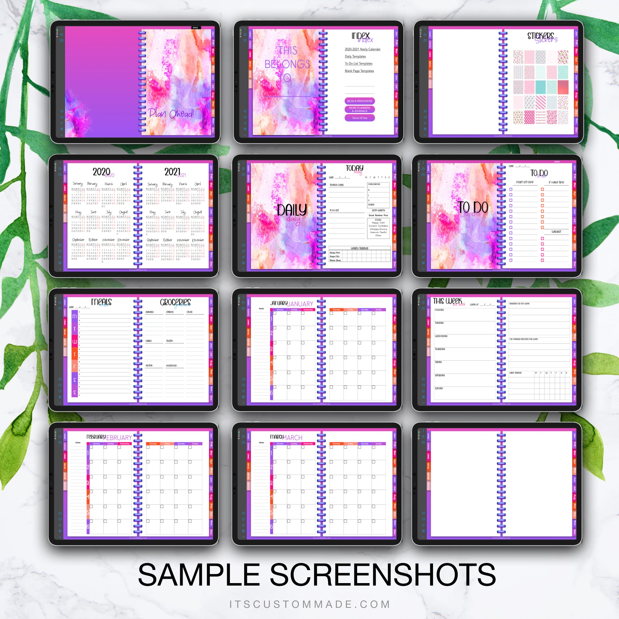 GIVEAWAY: Undated Digital Planner II / GoodNotes, Xodo, Digital Journa ...