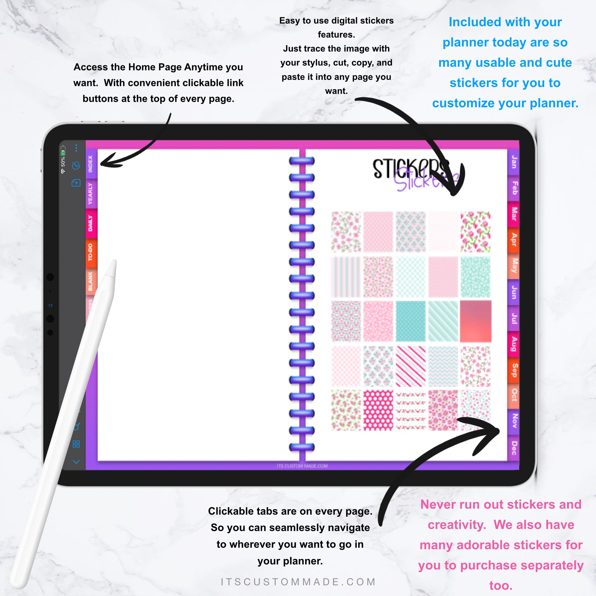 GIVEAWAY: Undated Digital Planner II / GoodNotes, Xodo, Digital Journa ...